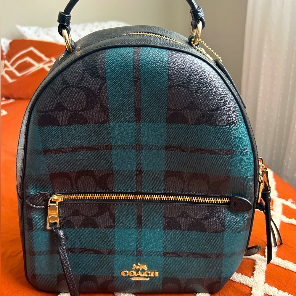 Coach Small Leather Backpack - Gem